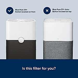 BLUEAIR Blue Pure 211+ Genuine Replacement Filter, Particle and Activated Carbon, Fits Blue Pure 211+ Air Purifier (Non-Auto)