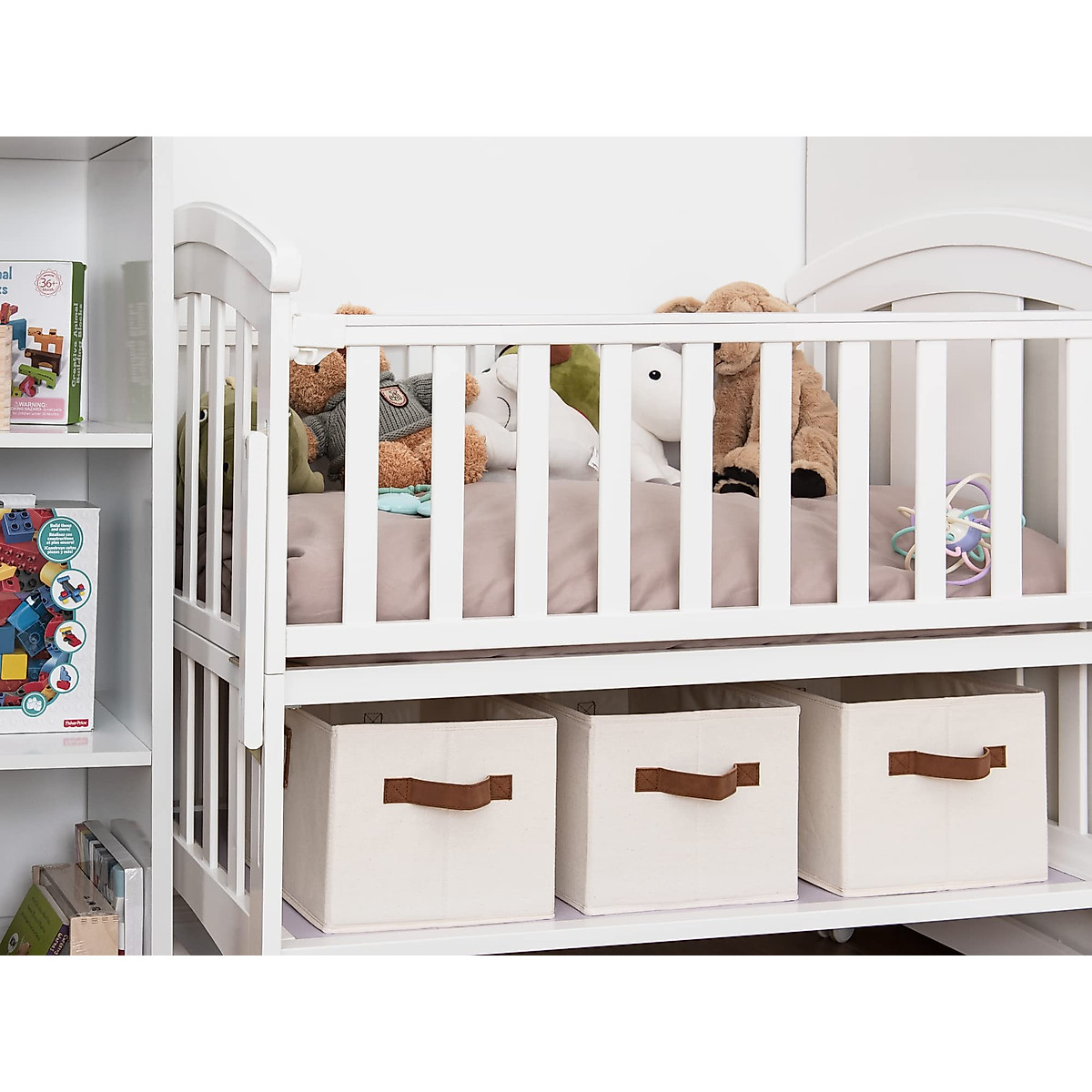 StorageWorks Decorative Storage Bins for Shelves