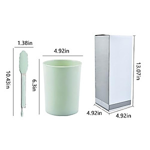 VETCS 12-Piece Silicone Kitchen Cooking Utensils Set with Holder,Heat-Resistant BPA Free Kitchen Tools,Dishwasher Safe,Black,12.5 * 33.2cm