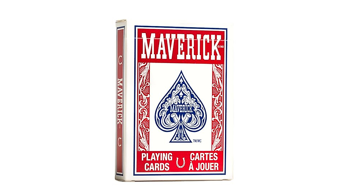 Maverick Playing Cards 12 Pack - Classic Design for All Card Games