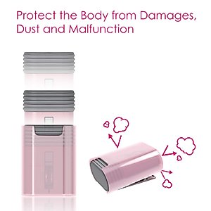 ELECOM Wireless CAPCLIP Bluetooth Mouse / Silent Click / 95% Reduction of Clicking Sounds / Pink /M-CC2BRSPN-G