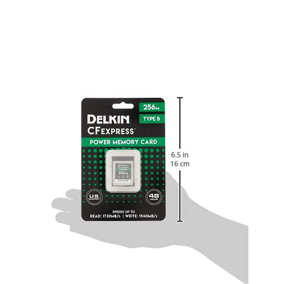 Delkin Devices 256GB POWER CFexpress Type B Memory Card (DCFX1-256)
