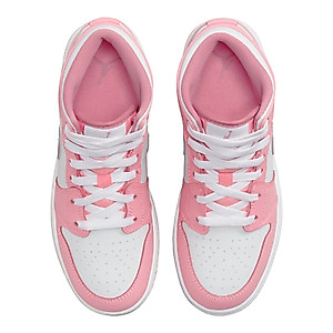 Nike Jordan Youth Air 1 Mid GS Coral Chalk/Desert Berry-White DQ8423-616 5.5Y