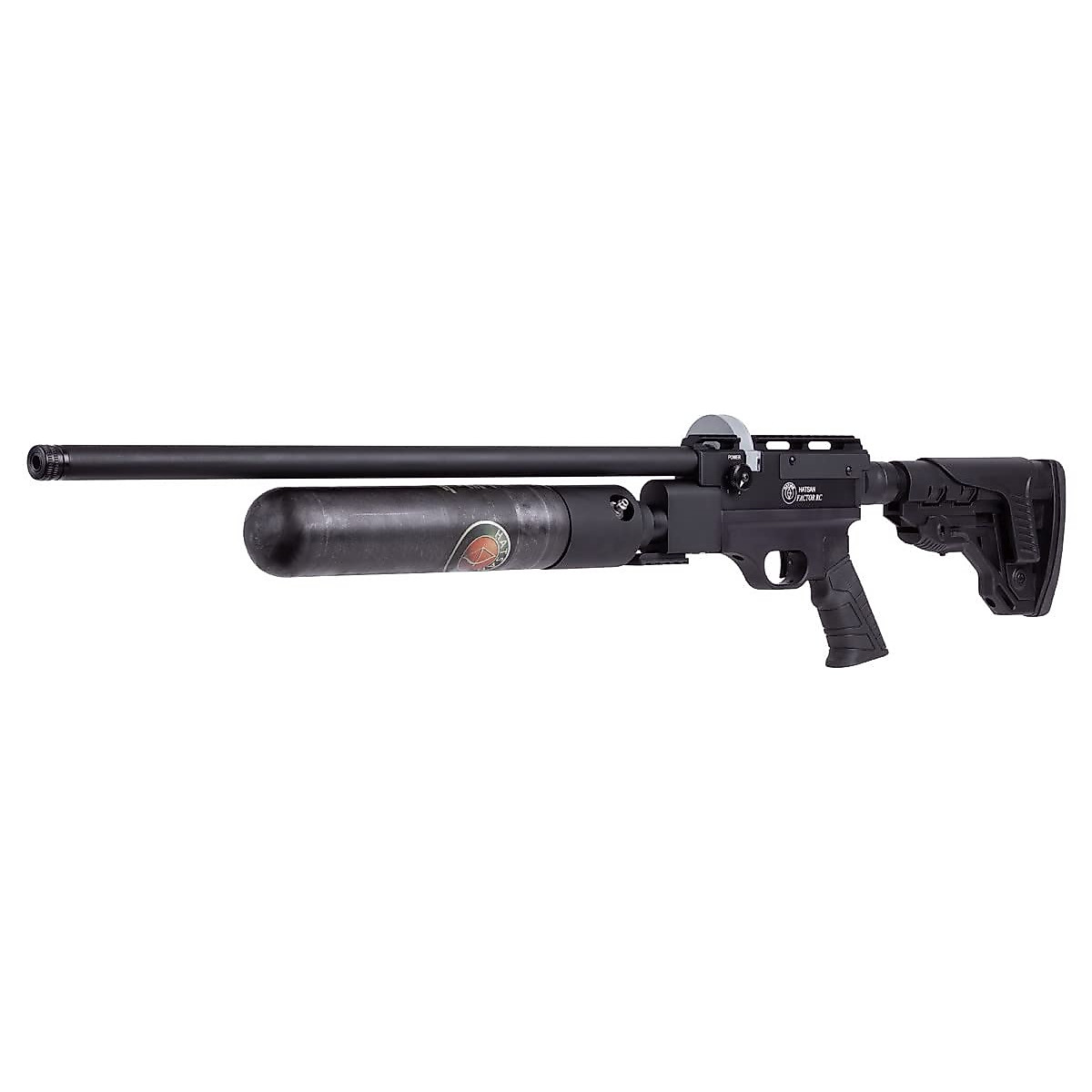 Wearable4U - Hatsan Factor RC PCP .177 Caliber Air Rifle with Scope and Pack of 500x Pellets and Hard Case Bundle