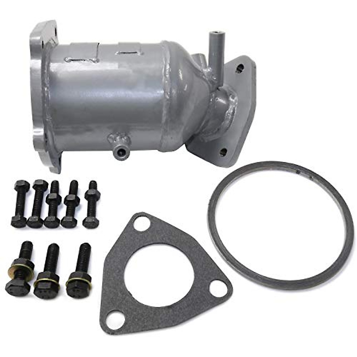 Evan Fischer Catalytic Converter 46-State Legal Compatible with 1999-2005 Hyundai Sonata, 2001-2004 Santa Fe, Fits 2001-2006 Kia Optima Front