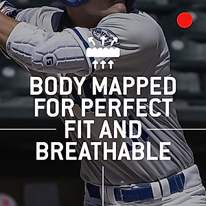 G-Form Elite 2 Batter's Baseball Elbow Guard - Elbow Pads - Forearm Guards - Gray, Adult S/M