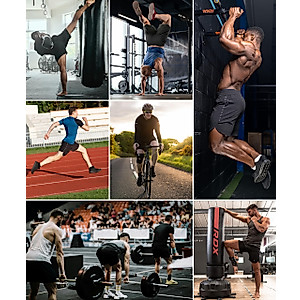 RDX MMA Shorts for Training & Kickboxing – Fighting Shorts for Martial Arts, Cage Fight, Muay Thai, BJJ, Boxing, Grappling Black