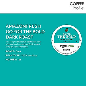 Keurig K-Classic Coffee Maker with AmazonFresh 60 Ct. Coffee Variety Pack, 3 Flavors
