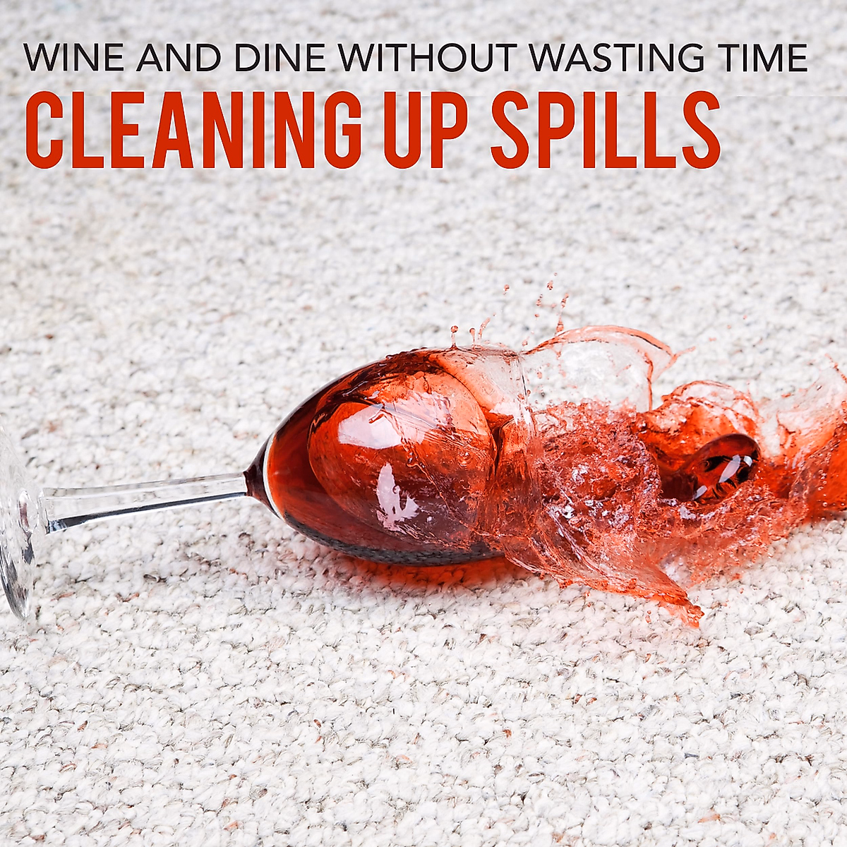 Mighty Mug No Spill Wine Glass (Set of 2), Crystal Clear Unbreakable Tritan Plastic, BPA Free, Smartgrip Technology, 14oz