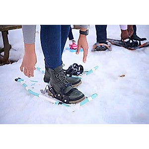 Redfeather Snowshoes Women's Pace 25 SV2 Kit with Trekking Poles - Powder Coated Aircraft Aluminum - Made in The USA