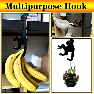 MIOIO Banana Hanger – Unique Solid Banana Hook/Holder to Keep Banana Fresh