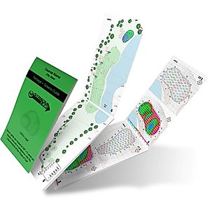 StrackaLine Greens Guide and Yardage Book (Combo) for Concord Park Par 3 - Knoxville,TN