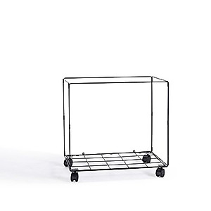 Danya B. Army Canvas Laundry Hamper on Wheels, Canvas Laundry Bag, Laundry Basket with Wheels