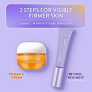 LANEIGE Retinol Firming Cream Treatment: Visibly firm and smooth the look of fine lines and wrinkles.