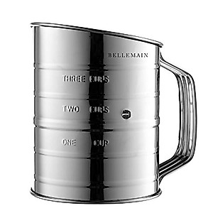Bellemain Stainless Steel 3 Cup Flour Sifter