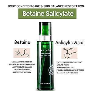 DERLADIE HERBAL EXTRACT BODY SOLUTION MIST 150ml / 5.07 fl.oz