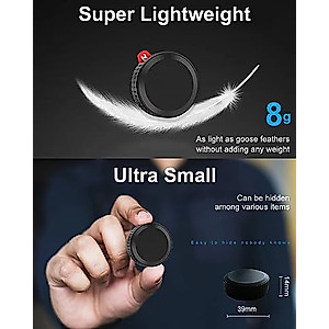 IPX8 Waterproof Airtag Holder, 2 Pack AirTag Case with Adhesive Sticker Mount for Apple Air Tag, Hidden Shockproof Airtag Tracker Case Cover for Luggage Laptop Car Bike TV Camera Remote Drone Black