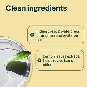 ATTITUDE Clarifying Hair Conditioner, Restores Shine, Naturally Derived Ingredients, Vegan Detangler, Dermatologically Tested, Lemon Leaves and White Tea, 8 Fl Oz