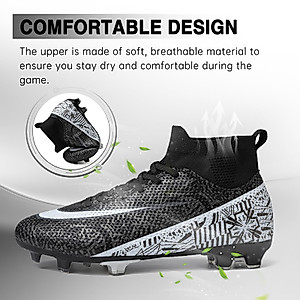 Mens Soccer Cleats Women Football Cleats Tacos De Futbol para Hombre Soccer Shoes Football Shoes for Turf Futsal Shoes Cleats Football Turf Cleats Professional Football Training Boots AG FG