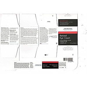 Yeouth Retinol Eye Cream with Hyaluronic Acid, Under Eye Cream for Dark Circles and Puffiness, Under Eye Bags, Hydrating Under Eye Cream, Eye Skin Care