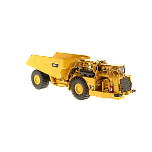 Diecast Masters 1:50 Caterpillar AD60 Articulated Underground Truck, with Working LED Lights and Removable Rock Load Included – High Line Series 85516