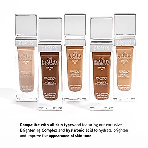 Physicians Formula The Healthy Foundation LN3 | Hydrating Liquid, Natural Finish, SPF 20 | Dermatologist Tested, Clinicially Tested