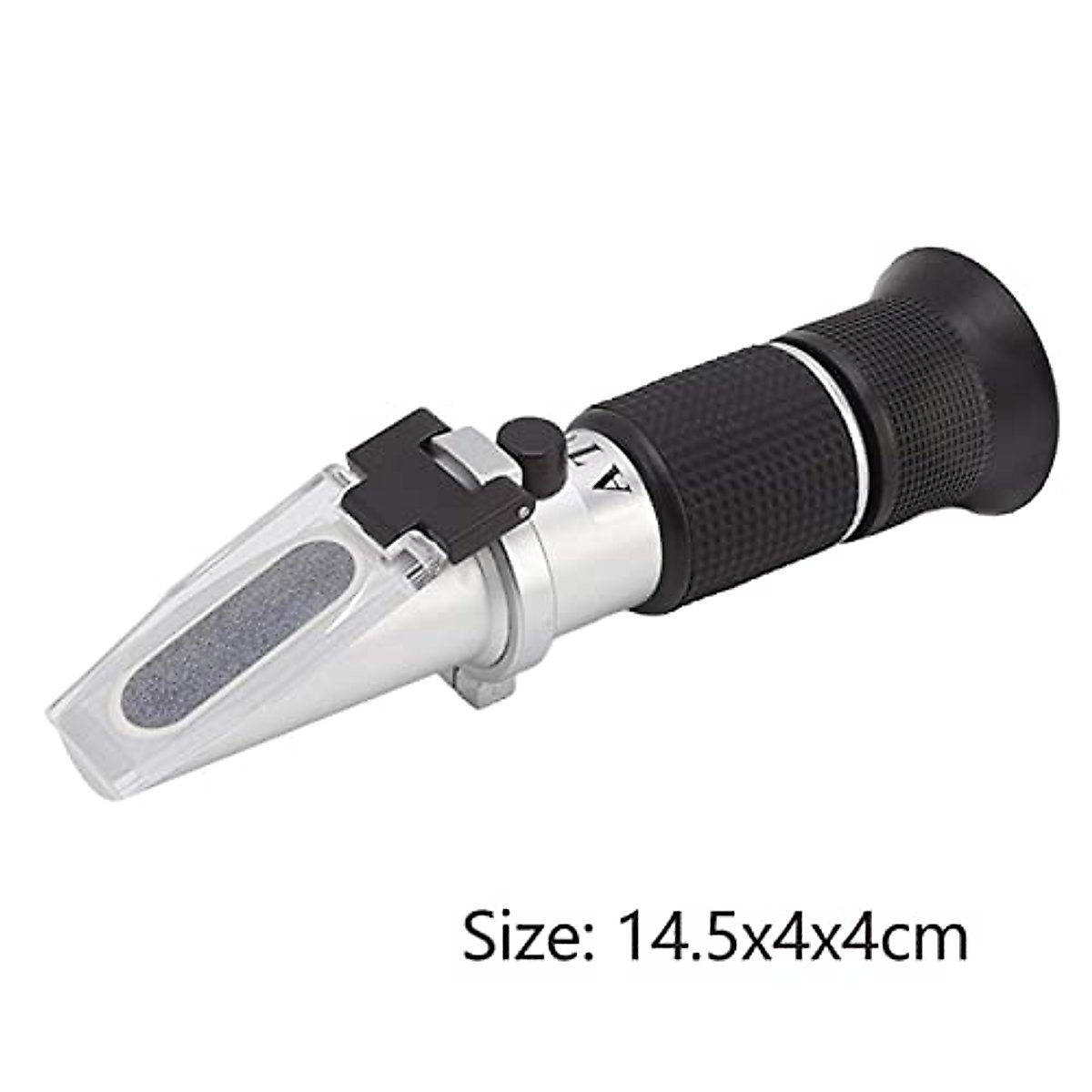 GRCFUMO Brix Meter Refractometer, 0 to 80 Per Cent Handheld Refractometer, Portable Brix Testing Machine for Fruit, Honey, Maple Syrup and Other Sugary Drink