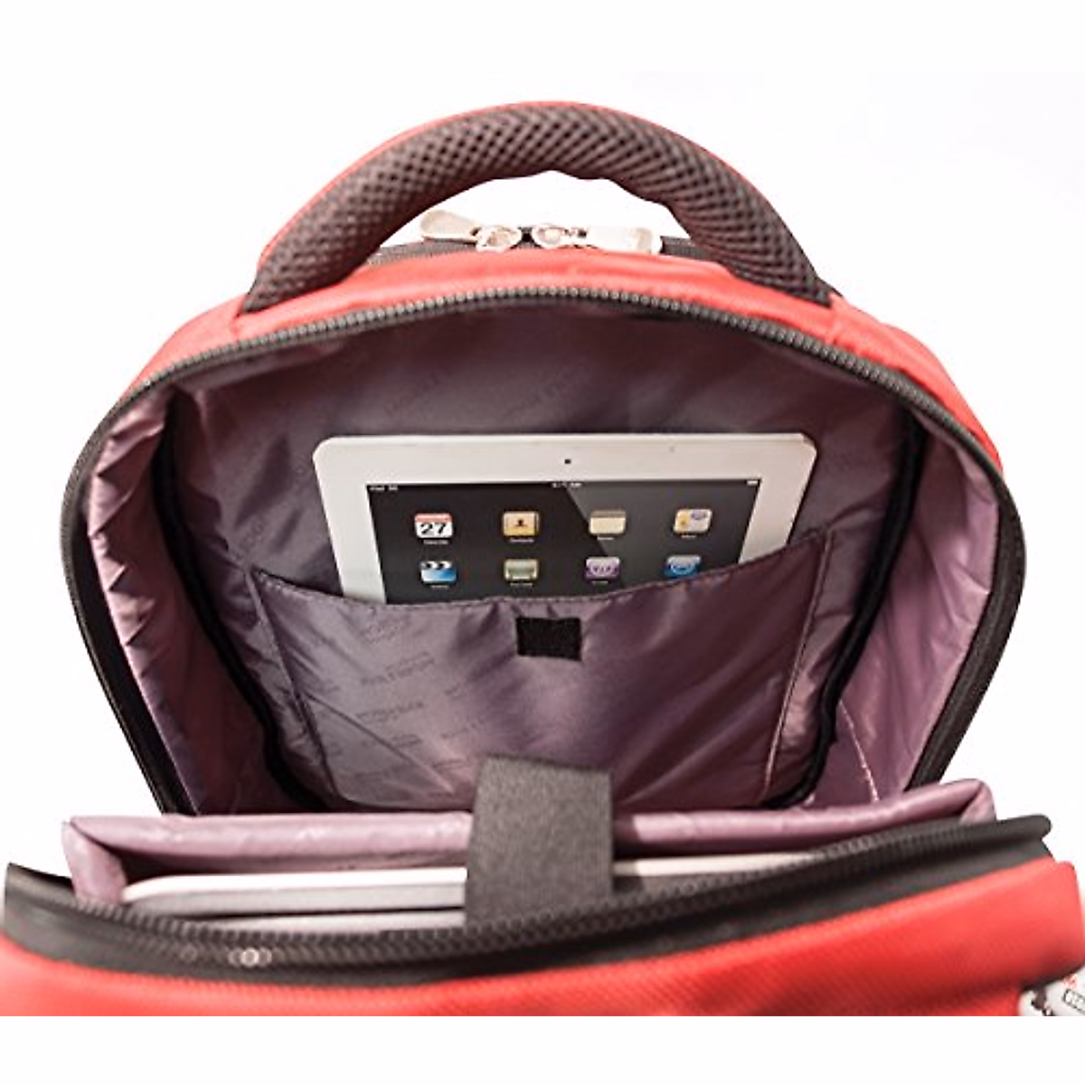 Mobile Edge Smartpack 15.6 Inch Laptop Backpack with Separate Padded Tablet Compartment Crimson Lightweight Red for Men, Women, MEBPSP7, Crimson Red