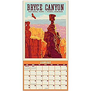 National Parks Classic Posters 2021 Wall Calendar