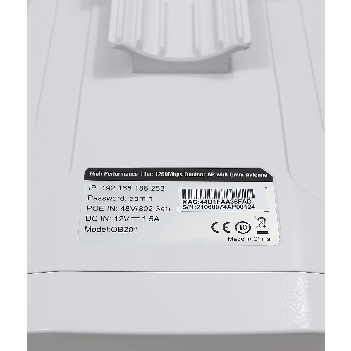 Wireless WiFi Access Point︱Dual Band 2.4GHZ 5GHZ Wave 2.0︱POE Powered Port︱4 x 4 MU-MIMO︱Seamless Roaming for Indoor Wall/Ceiling Mounted