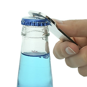 GRAPHICS & MORE Ford Mustang 1969 Boss Keychain Rectangle Chrome Plated Metal Bottle Cap Opener