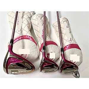 ENEMO Women Golf Clubs 4 Star Honma Beres S-07 Full Set Driver + Fairway Woods + Irons + Putter L Flex Graphite Shaft with Head Cover