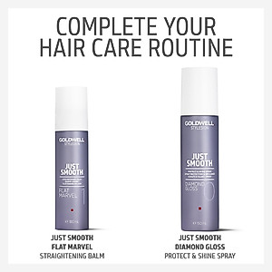 Goldwell StyleSign Just Smooth Flat Marvel Straightening Balm, 3.3 Fl Oz