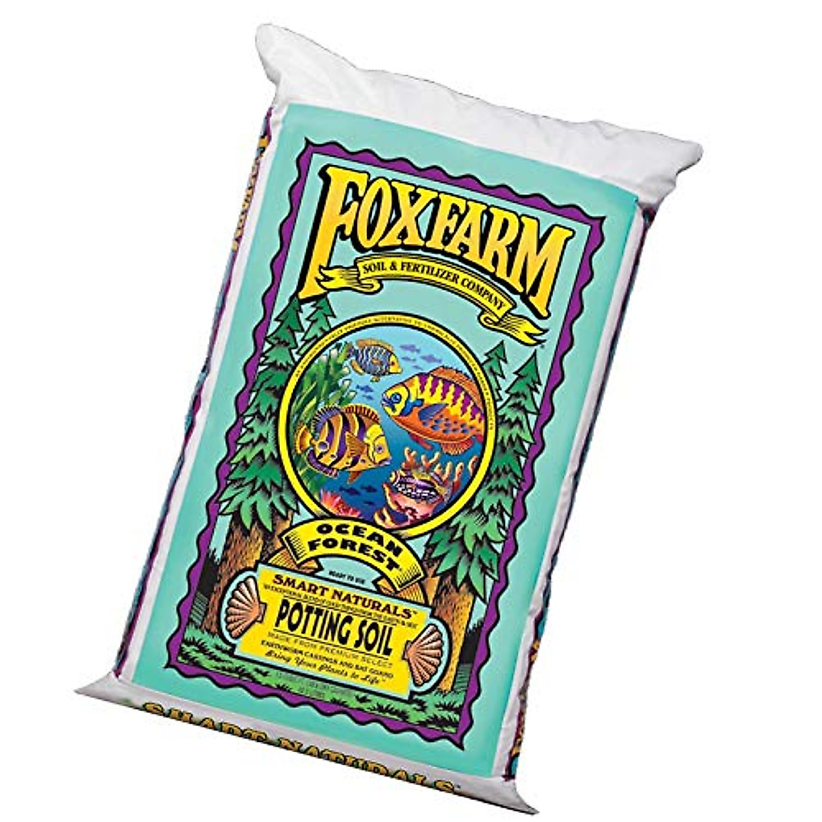 Fox Farm OceanForest1.5CF-4Pack FX14000 Potting Soil, Brown