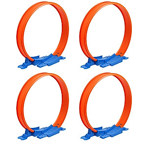 Hot Wheels Tracks Expansion Packs Track Pieces & Connectors (Loop) 4 Pack