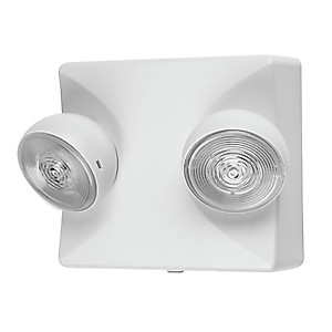 Sure-Lites All-Pro APELMINI-R 1.5 Watt Compact Emergency Light with 2 LED Heads - 90 Minutes Emergency Run Time, Adjustable Heads, Easy Installation, White Finish, 4 Pack