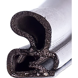 APDTY 133990 Door Surround Body Mounted Rubber Weatherstrip Seal Replaces 15758703