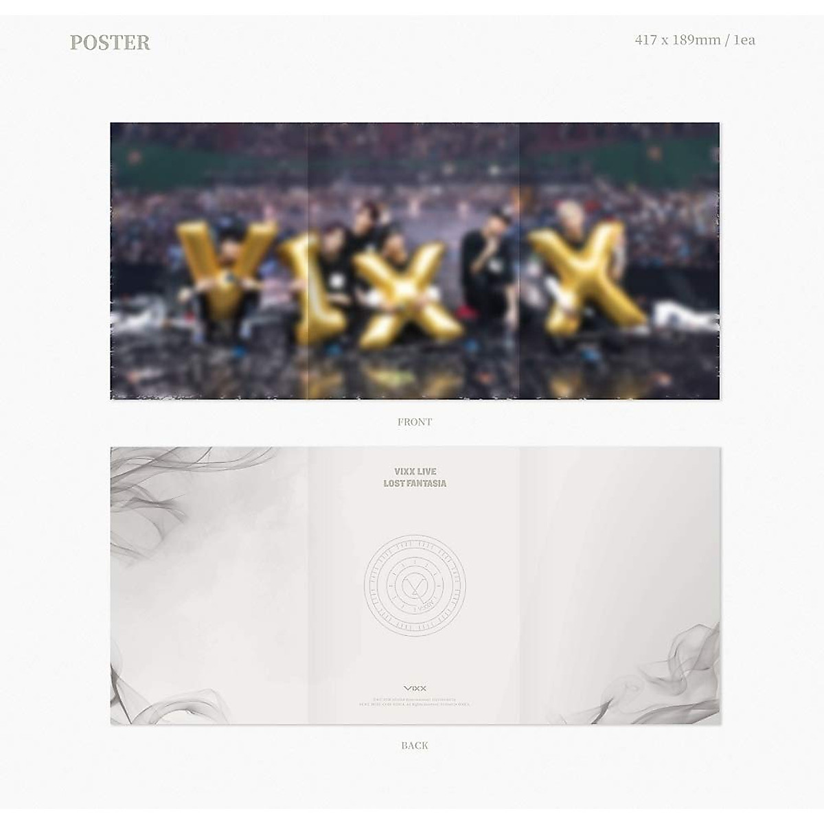 JellyFish Entertainment VIXX Live Lost Fantasia DVD 2Discs+Photobook+Photocard+On Pack Poster+Extra Photocards Set