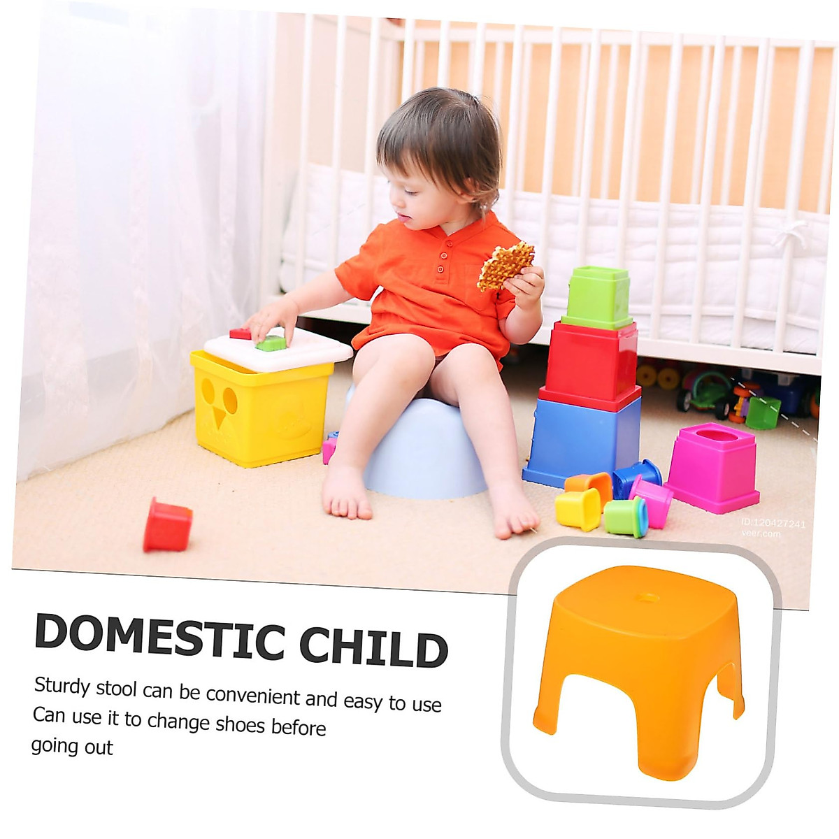 Cabilock Low Stool Toilet Step Stool for Adults Toilet Stepping Foot Stool Bathroom Step Stool Step for Toddlers Toddler Steps for Bathroom Foot Stool for Office Home Foot Stool