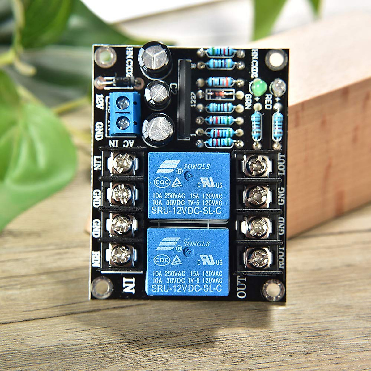 Comimark 1Pcs UPC1237 Dual Channel Speaker Protection Circuit Board Boot DC 12-24V Mute Delay