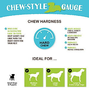 Raw Paws Compressed Rawhide Rings for Dogs, 6-inch, 5-Count - Packed in The USA - Rawhide Ring for Dogs - Digestible Rawhide Donuts - Natural Hide Dogs Chews - Natural Puppy Teething Rings