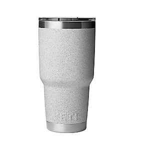 YETI Rambler 30 oz Tumbler, Stainless Steel, Vacuum Insulated with MagSlider Lid, Grey Stone