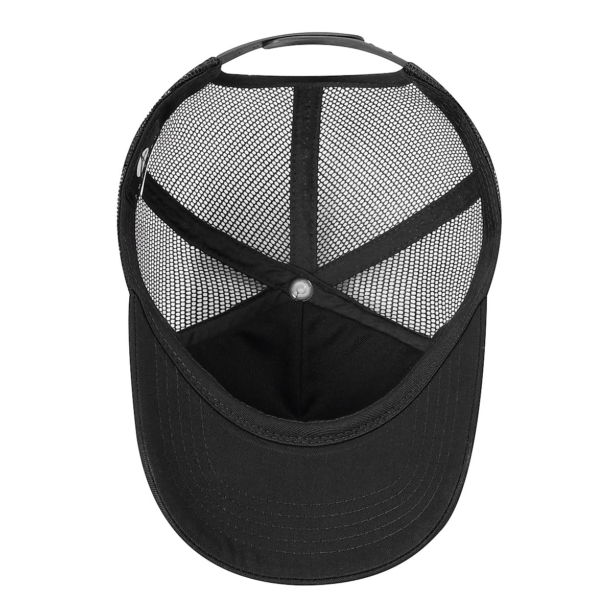 AMPLESH Premium 3D Embossed American Flag Trucker Hat Mesh Baseball Cap Outdoor Snapback Hat for Men Women (as1, Alpha, m, l, White/Black)