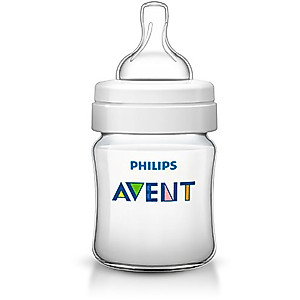 Philips AVENT Anti-Colic Baby Bottles Clear, 4 Oz