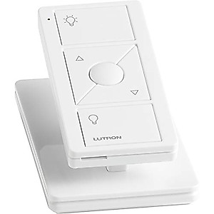 Lutron Pico Smart Remote Control for Caséta Smart Dimmer Switch | PJ2-3BRL-GWH-L01 | White