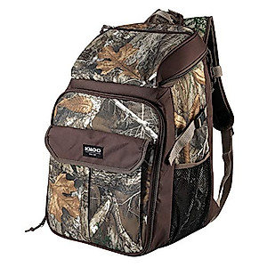 Igloo Lightweight Maxcold Insulated Gizmo 30-Can Backpack Cooler, Realtree Camo