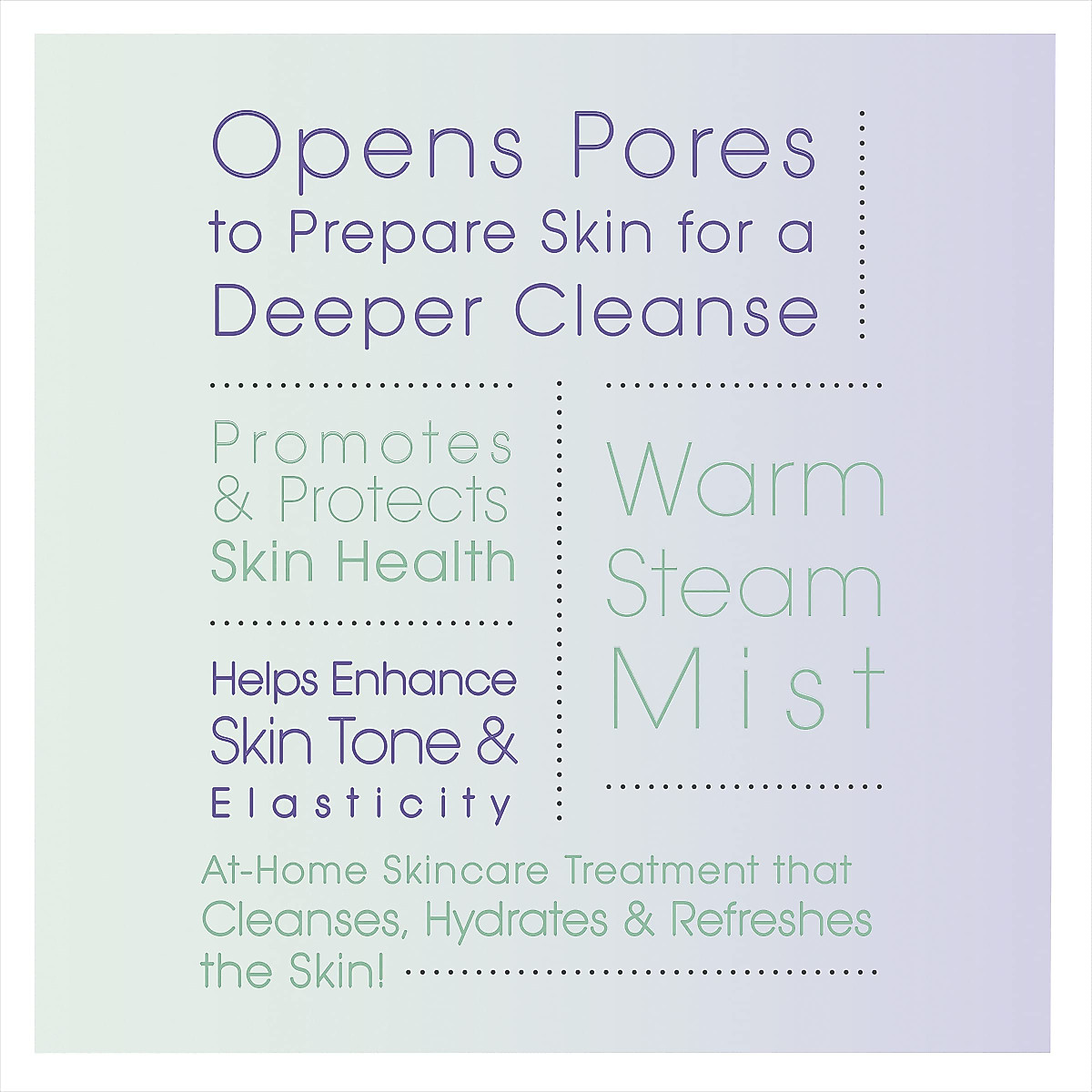 True Glow by Conair Facial Steamer - Face Steamer for Facial Deep Cleaning - Home Facial Spa