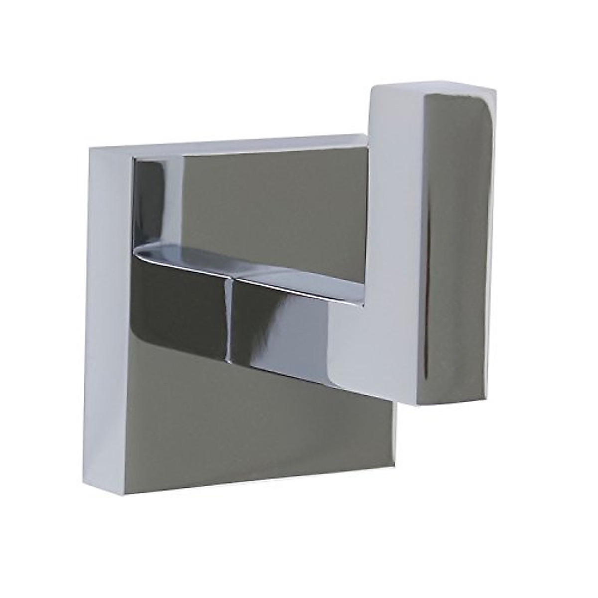 Gedy A026-13 Elba Modern Square Wall Mounted Bathroom Hook, Chrome