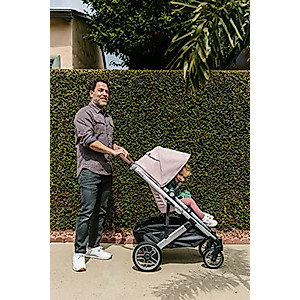 Cruz V2 Stroller - Alice (Dusty Pink/Silver/Saddle Leather) + MESA V2 Infant Car Seat - Alice (Dusty Pink)
