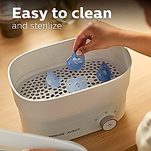 Philips AVENT Soothie Heart Pacifier, Blue/Light Blue, 0-3 Months, 4 Pack, SCF099/41